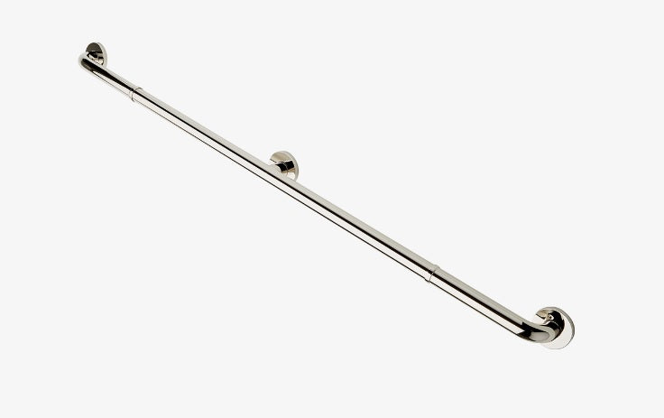 Waterworks Essentials Modern 48" Grab Bar in Brass