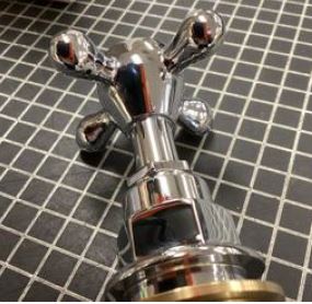 Waterworks Highgate Thermostatic Control Valve Trim in Chrome