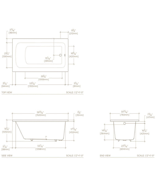 Standard Bathtub Dimensions