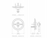 Waterworks Julia Pressure Balance with Diverter Trim in Chrome – Luxury ...